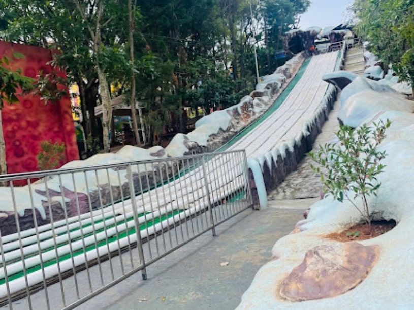 Snow Sledge Family Ride - GRS Snow Park, Mysuru - Ice World